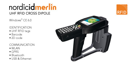 Merlin ONE RFID UHF Mobile Computer Cross Dipole (2 Watt)