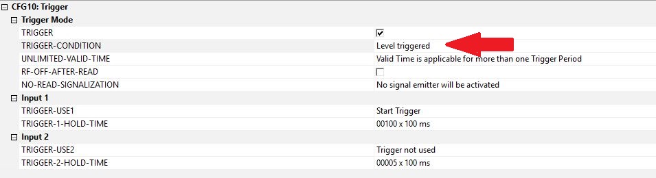 RFID: differenza tra "Level Triggered" e "Edge Triggered"